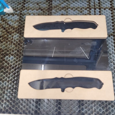 Laser Jig for Pocket Knife Engraving File Only Template SVG, AI, & PDF ...