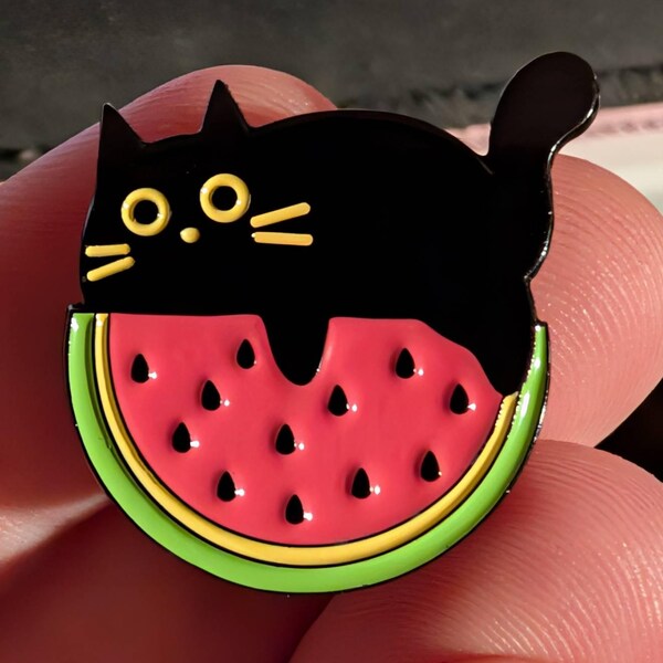 Palestine Watermelon Enamel Pin Gifts That Support Palestinian ...
