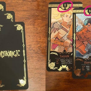 Percy Jackson Mythomagic Cards and Charms - Etsy