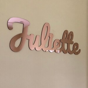 Rose Gold Backdrop Name Sign Large Personalized Name Sign | Etsy
