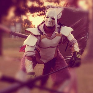 Full Face Masquerade Mask. Hand Painted Horror Theater and Scary ...