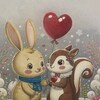 50 Animals in Love Valentine's Day Grayscale Coloring Pages Cute Nature ...