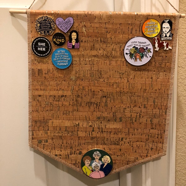 Premium Cork Pin Display, Pin Badge Display, Cork Pennant, Enamel Pin ...