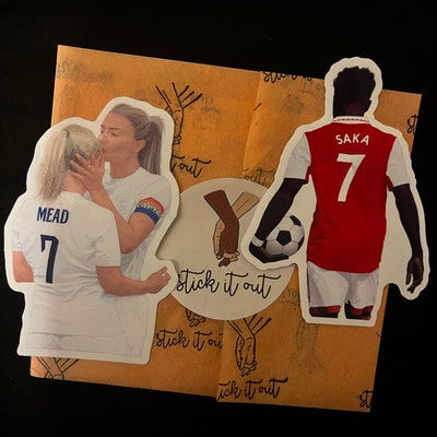 Bukayo Saka Vinyl Sticker, Arsenal Sticker, Arsenal Gift, World Cup ...