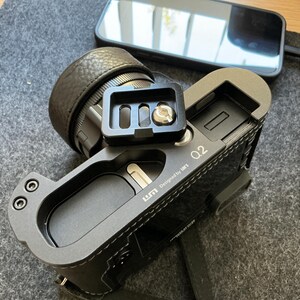 LIM'S Genuine Italy Leather Camera Half Case & Dovetail Plate for Sony ...