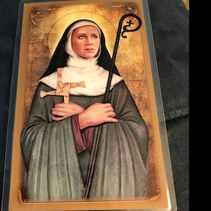 St. Brigid of Ireland Holy Card - Etsy