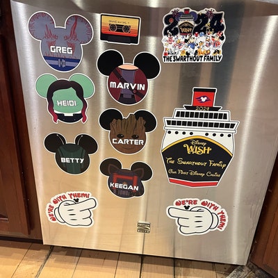 Disney Cruise Door Magnets Disney Ship Front and Character Inspired ...