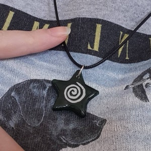 Spiral Star Clay Charm Necklaces, Earrings, Keyrings, Phone Charms and ...
