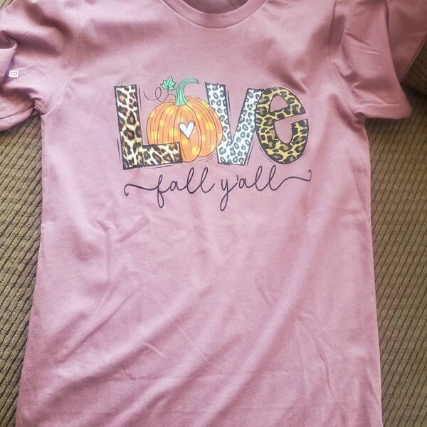 Love Fall Y'all Shirt, Leopard Print Fall Shirt, Thanksgiving,hello ...