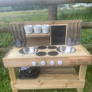 Large L Shape Mud Kitchen, Corner Mud Kitchen - Etsy UK