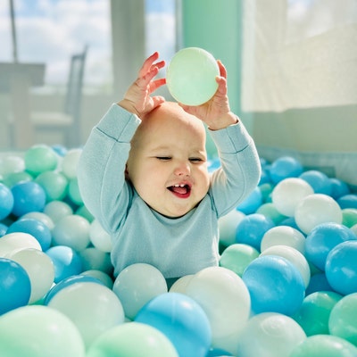 Balls for Ballpit, 36 Colors 2,76 7 Cm, Plastic Balls, Non-toxic, Soft ...