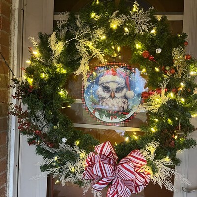 Merry Gothmas Decor, Goth Xmas Decor, Goth Christmas Wreath Sign ...