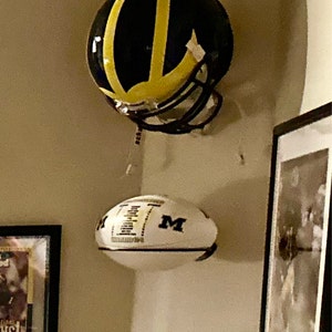 Full Size Helmet Holder, NFL, Mount, Hanger, Screw Mount, Football ...