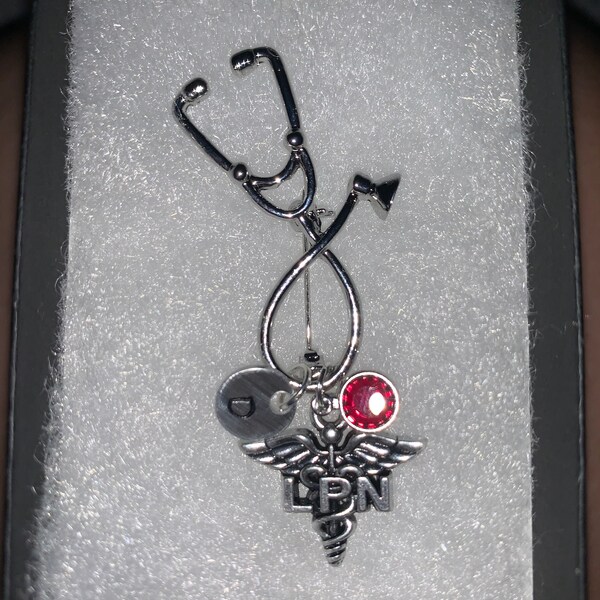 Rose Gold LPN Pin - Rose Gold Licensed Practical Nurse Pin - Rose Gold ...