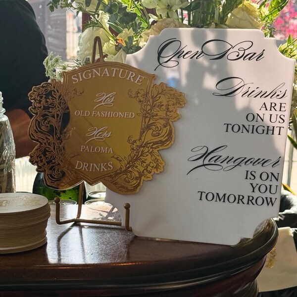 Custom Gold Letters, Alphabet Letter Wedding Sign Decor, Gold Acrylic ...