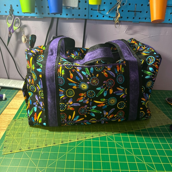 Hipster Duffel Sewing Pattern and Video Instruction Instant Download ...
