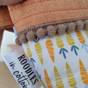 Ribbon Bow Satin Tag Set Cute Clothing Tags Personalized - Etsy