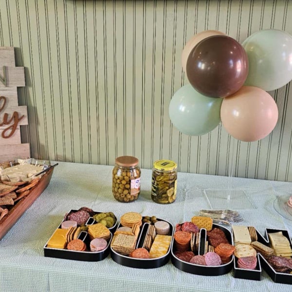 Fillable Letters Numbers, Fillable Letter Tray, Charcuterie Letters ...