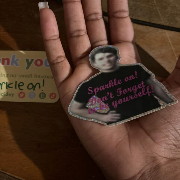3” Jerma985 Glitter Sticker Sparkle On - Etsy