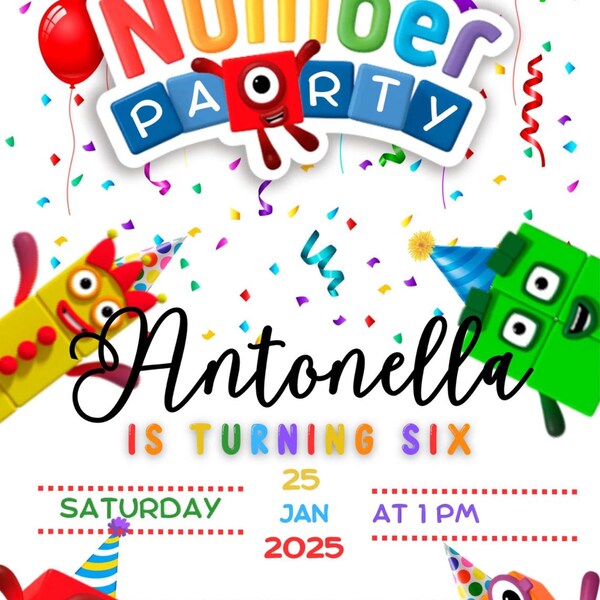 Numberblocks Welcome Sign Number Blocks Birthday Sign Numberblock ...