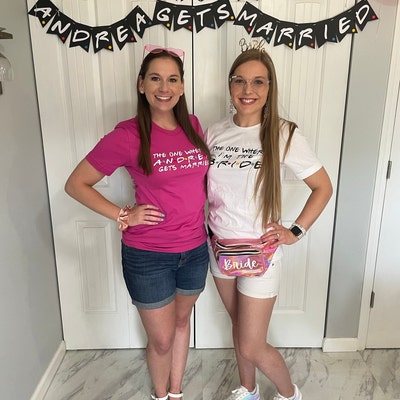 Customizable the One Where I'm the Bride,friends Bachelorette Shirts ...