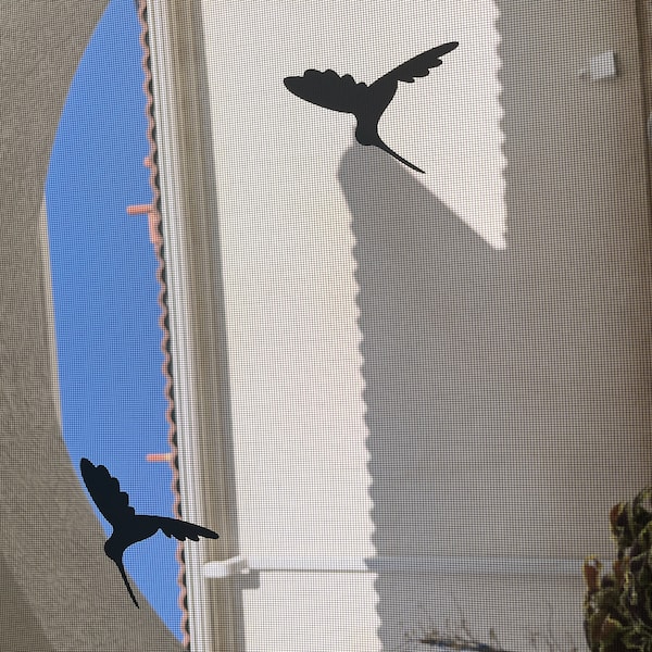 Retractable Screen Door Decals - 5 per Pack - Prevent Collisions Into ...