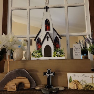 White Primitive Church - Etsy
