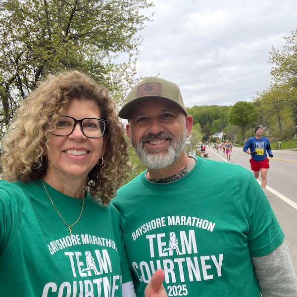 Custom Marathon Support Crew Shirt, Supporter Team Group Tshirt for ...