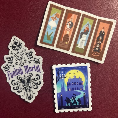 Foolish Mortals Transparent Laptop Sticker/ Disney Haunted Mansion ...