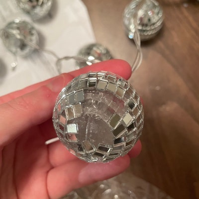 8 Inch Disco Ball Decor Vintage Retro Hippie Funky 70s Mirror Ball ...