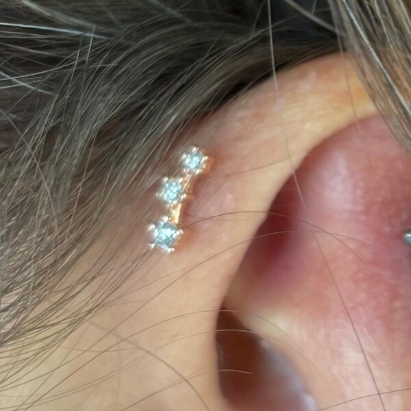 18K Gold Dainty Star Earring Set Earring Stack Sterling Silver Earring ...