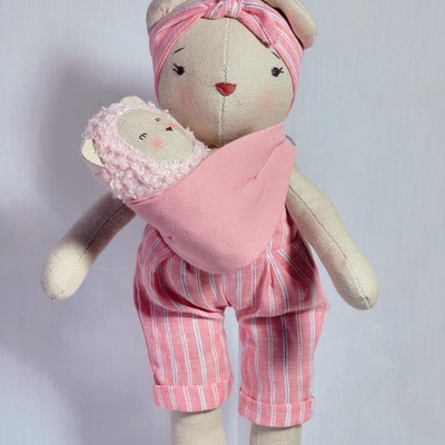 PDF Memory Doll Girls Sewing Pattern, Sewing Tutorial for Cloth Doll ...