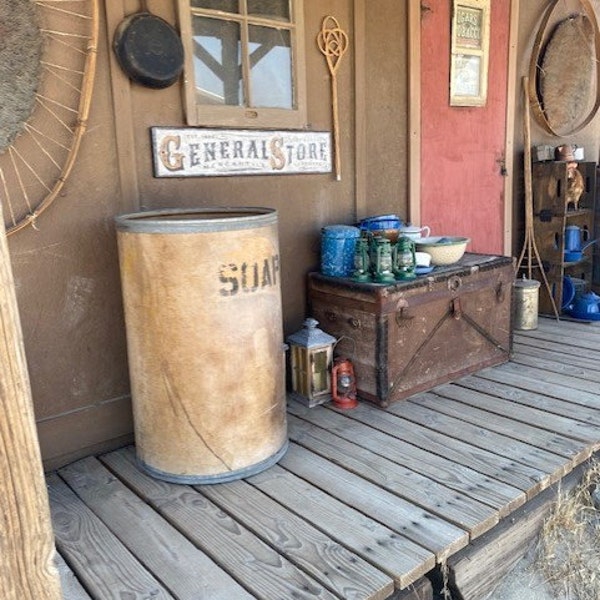 Rustic General Store Mercantile Wood Sign - Hand Crafted Antique Wooden ...