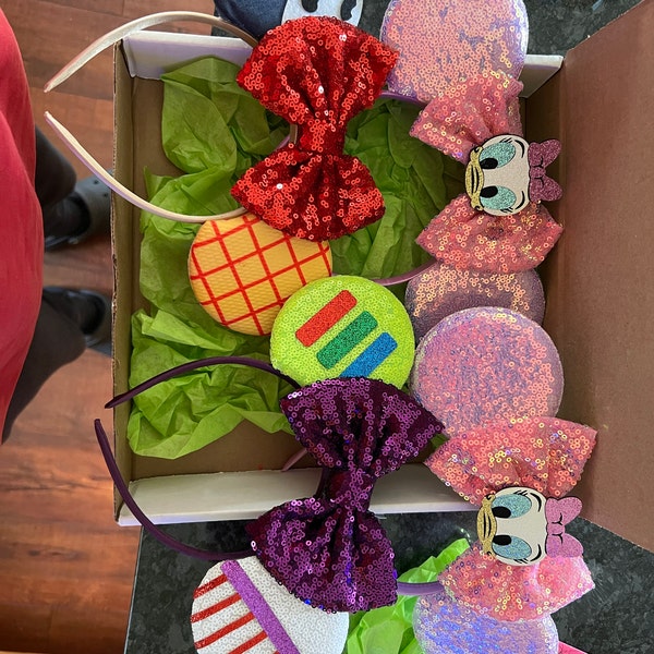 Daisy Duck Ears, Disney Daisy Duck Minnie Mouse Ears, Disney Ears ...