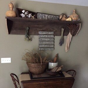 Custom Primitive Aged Farm Stand Menu Wood Sign With Rusty - Etsy