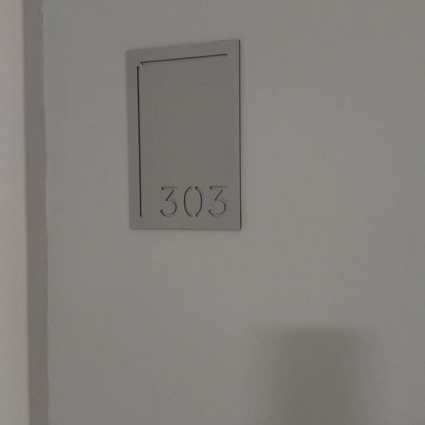 Custom Apartment Numbers. Hotel Room Number Sign. Apartment Door Sign ...