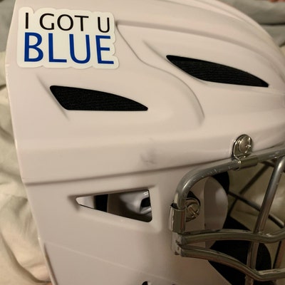 I Got U Blue Sticker Catcher's Mask Helmet Sticker - Etsy