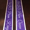 Custom Embroidered Pageant Sash With Cursive Font - Etsy