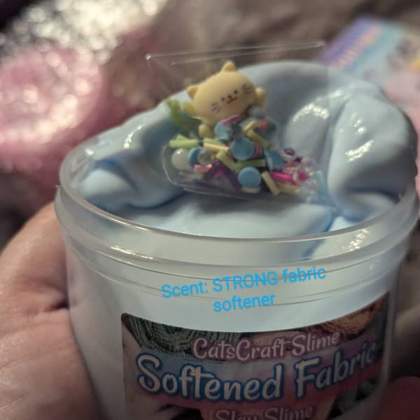 Slushie Slime candy Cauldron SCENTED Purple Crystal Clear Slushee Bead ...