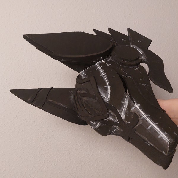 Cyno Burst Cosplay Claws - Foam Patterns (genshin Impact) - Etsy