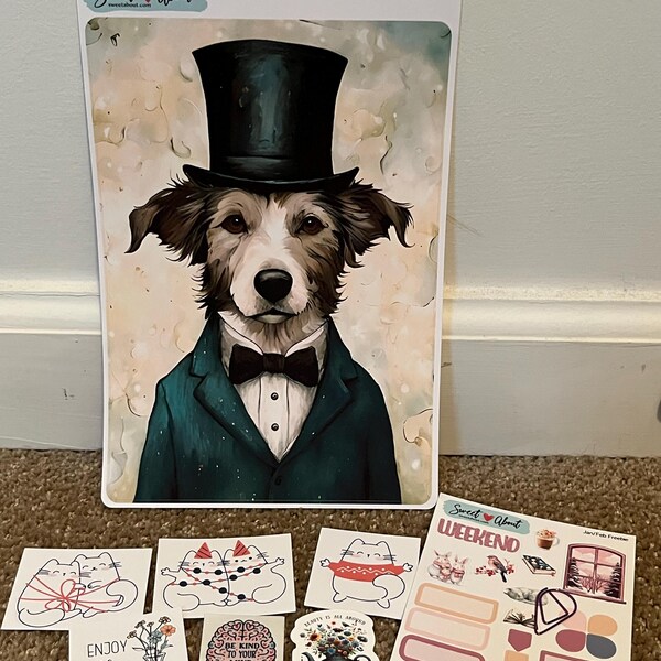 Hobonichi Techo Dashboard Sticker Kit A6 Planner Dashboard Stickers ...