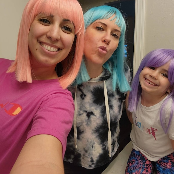Bachelorette Party Wigs | Neon Pastel Wig With Adjustable Netting ...