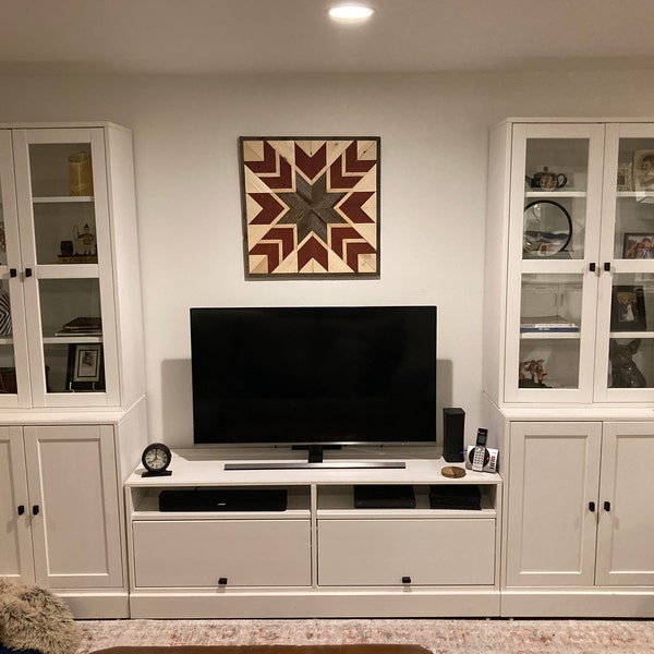 Swoon Pattern Barn Wood Quilt Square Wall Hanging - Etsy