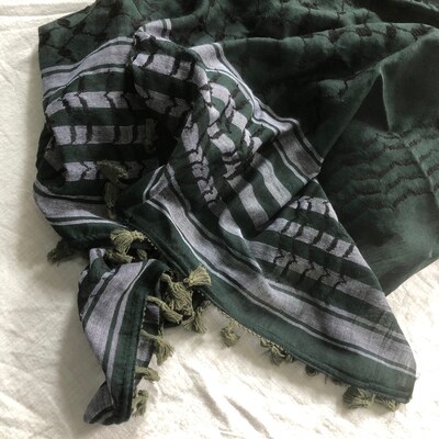 Beautiful Palestinian Handmade Kufiya With Traditional Palestinian ...