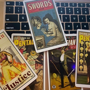The Pulp Tarot Full Tarot Deck - Etsy