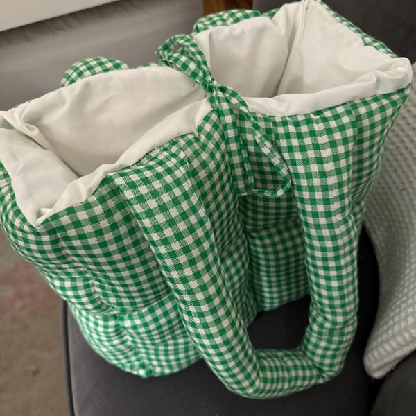 Bubble Tote Bag Sewing Pattern, Step-by-step Instructions With Diagrams ...