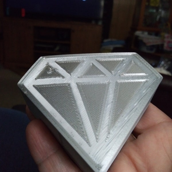 Diamond Shaped 3D Printed Box - Etsy