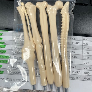 5 PC Ortho Bone Pens, Gifts Under 10,orthopedic Ballpoint Pen, Doctor ...
