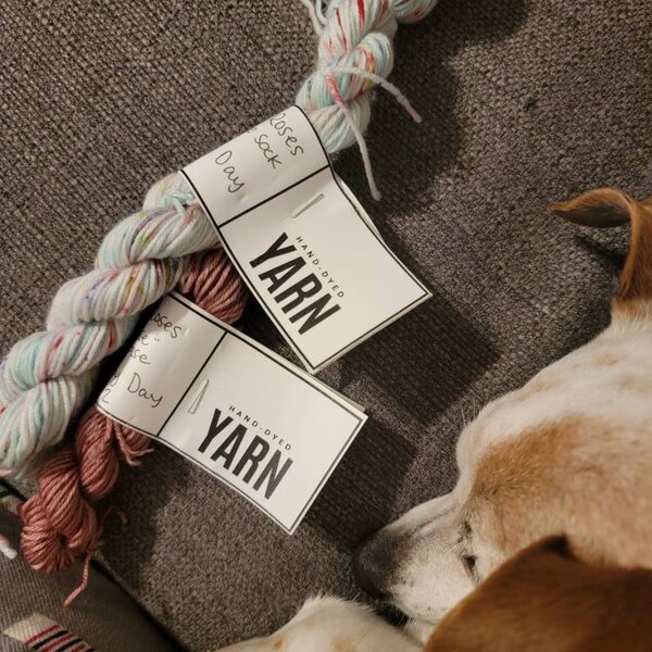 PRINTABLE BUNDLE - Yarn Tags & Labels - Digiral PDF - Wrap Labels for ...