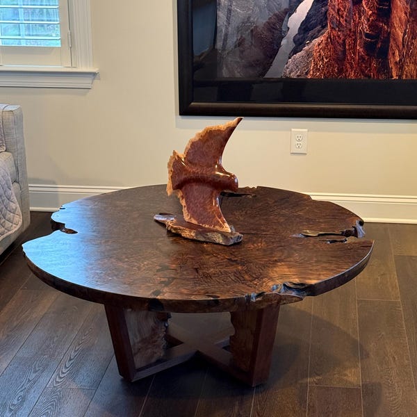 Hand Crafted Live Edge Burl Wood Sculpture - Etsy Hand Crafted Live Edge Burl Wood Sculpture - Etsy